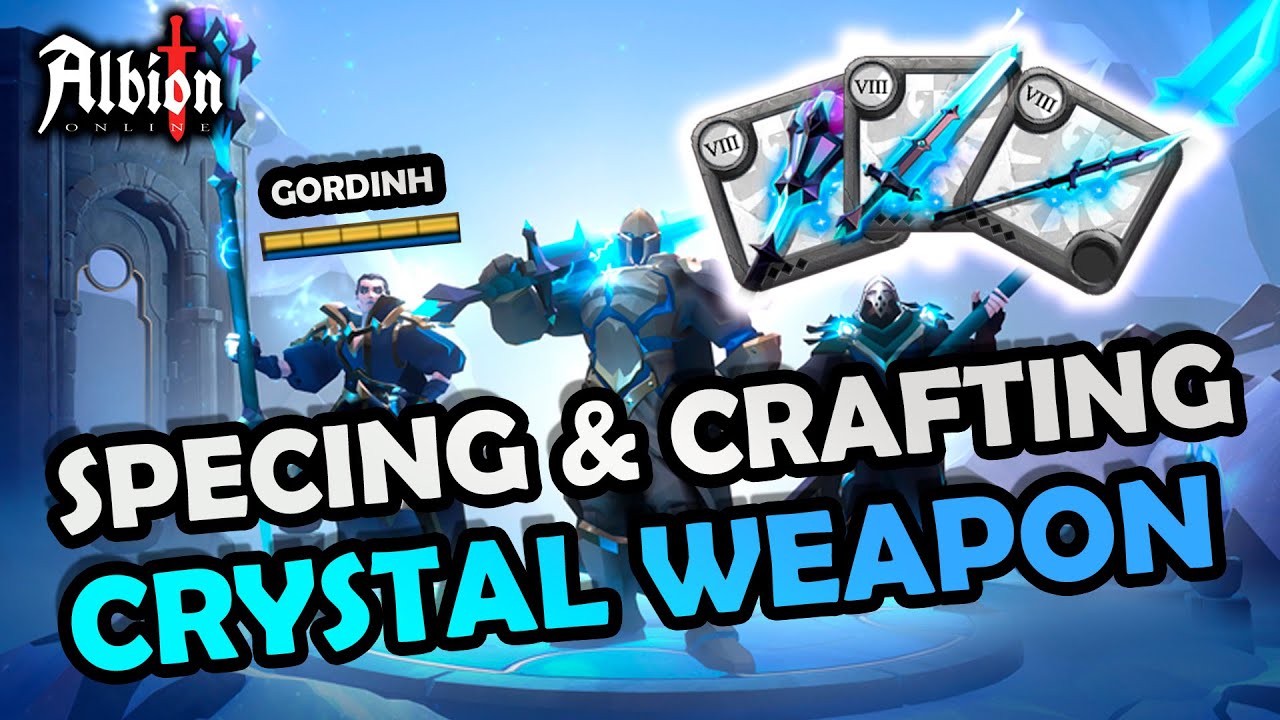 New CRYSTAL WEAPON UPDATE? Done! Crafting & Specing | Gordinh - ALBION ...