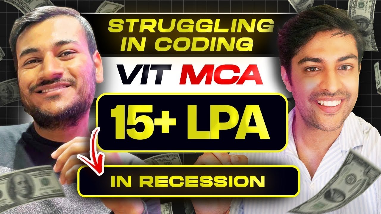 Job In Recession after MCA 💸 | Struggling in Coding to Software Engineer 😍 - YouTube