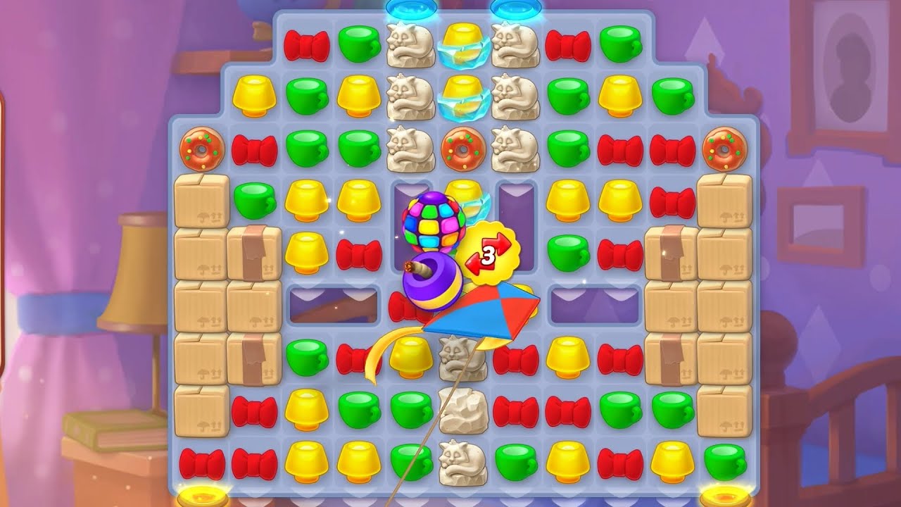 Homescapes wonderful game play video one day complete 🏠🏠🏡🏡 - YouTube