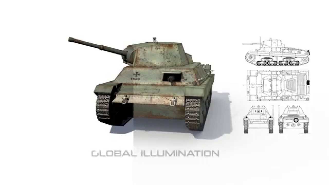 Tank P40 - YouTube