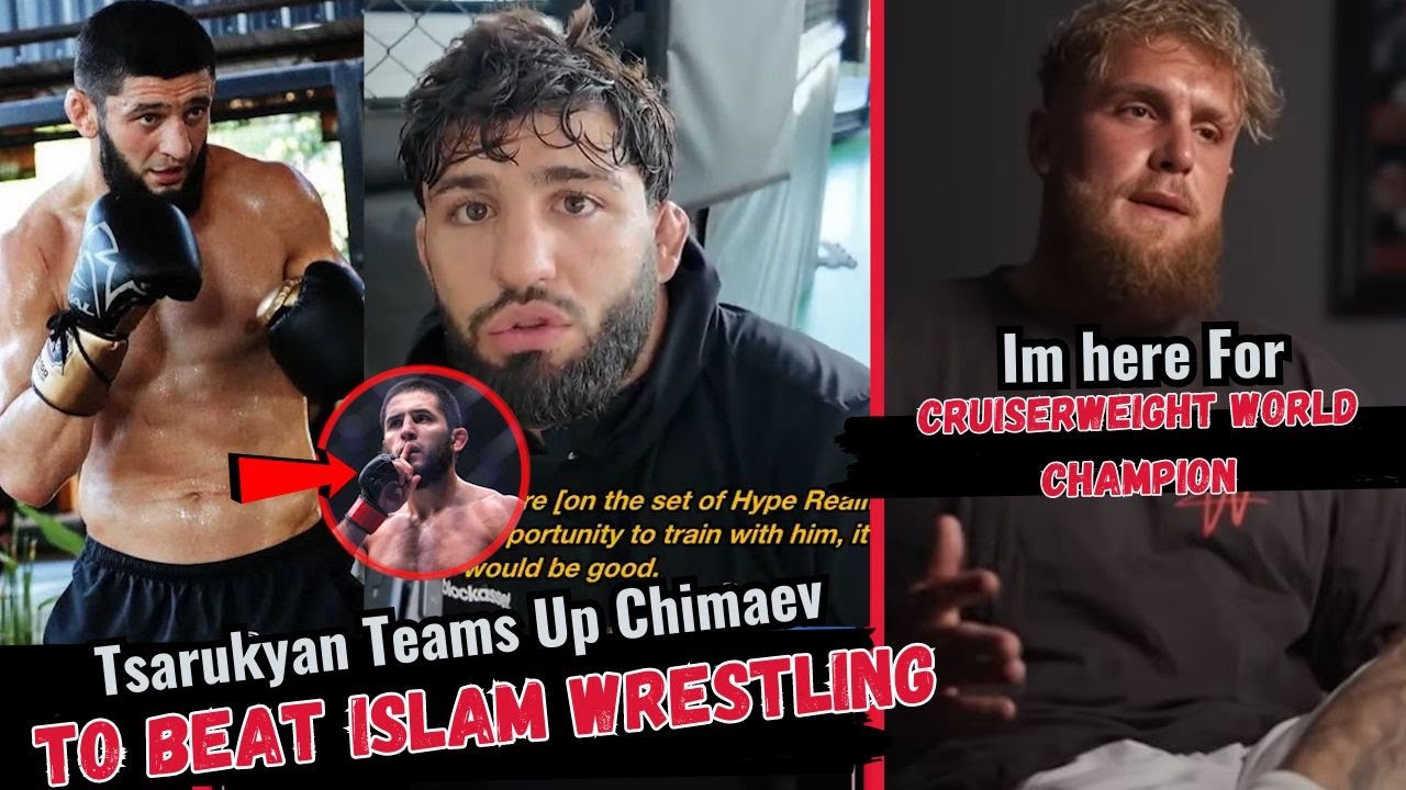 Jake Paul Aims for Title | Arman Tsarukyan Trains with Khamzat Chimaev ...