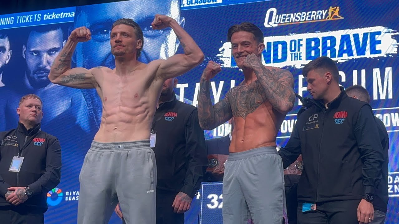 SCOTTISH TITLE ON THE LINE - ASTON BROWN & REECE PORTER WEIGH IN & FACE ...