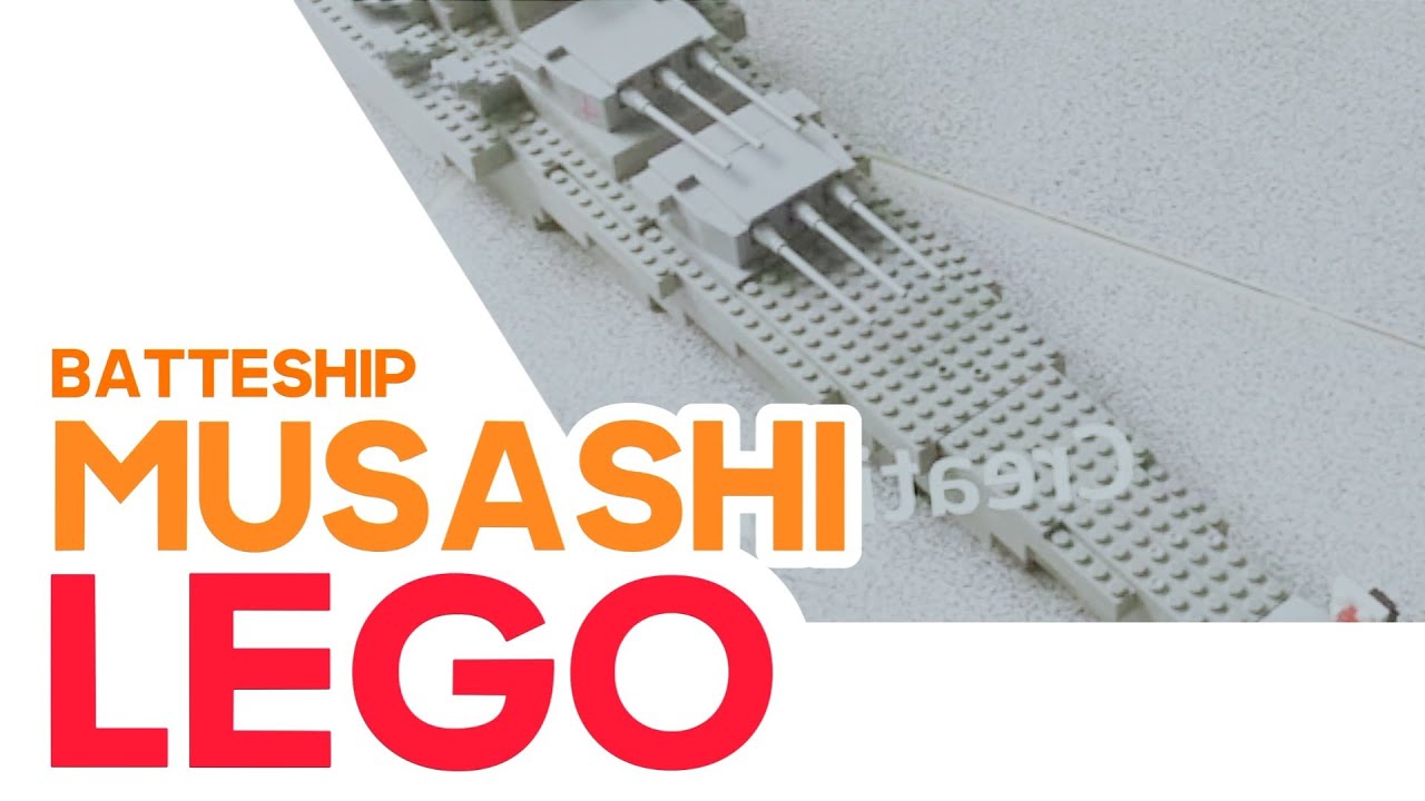 LEGO MUSASHI BATTELSHIP【CREATION LEGO CHANNEL】 - YouTube