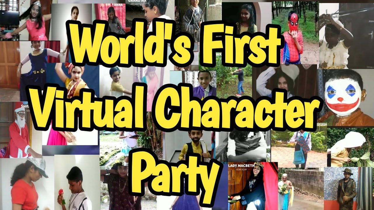 World's first Virtual Characters Party by Jawahar Navodaya vidyalaya ...