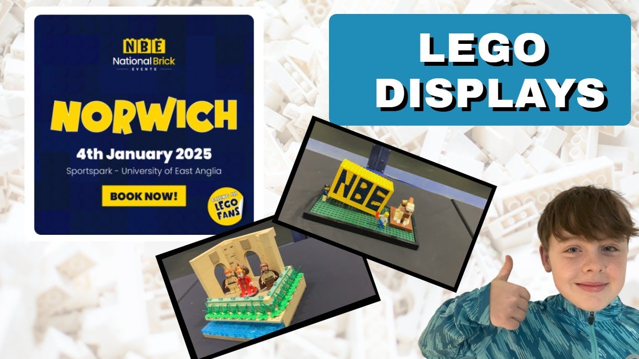 All the Lego displays at the National Brick Event in Norwich January ...