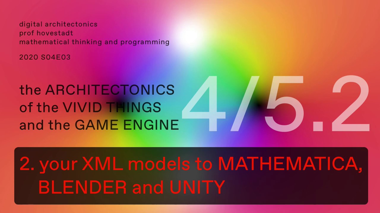MTP20 T02 your XML models to MATHEMATICA, BLENDER and UNITY - YouTube