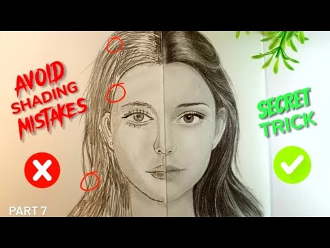 How to draw face easy | Shading problem solved | Part 7 - YouTube
