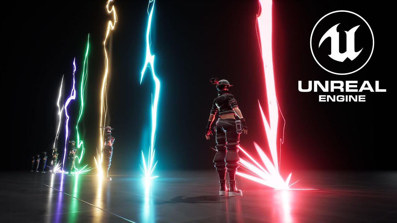 Free Stylized Lightning Zap for Unreal Engine - How to create your own ...