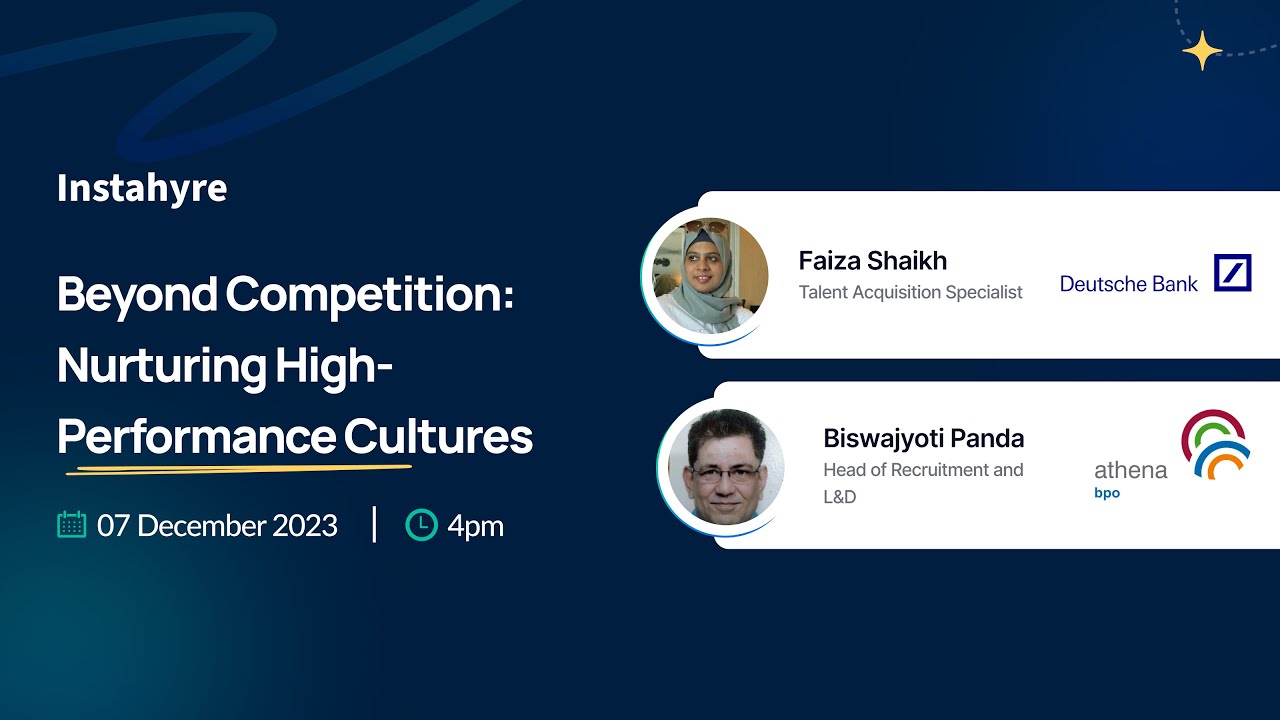 Beyond Competition: Nurturing High-Performance Cultures - YouTube