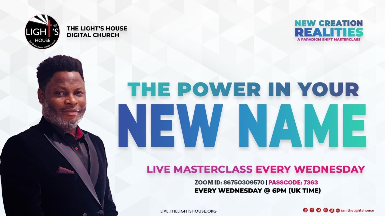 The power in your new name - Wednesday Bible Hangout - 07 June 2023 ...