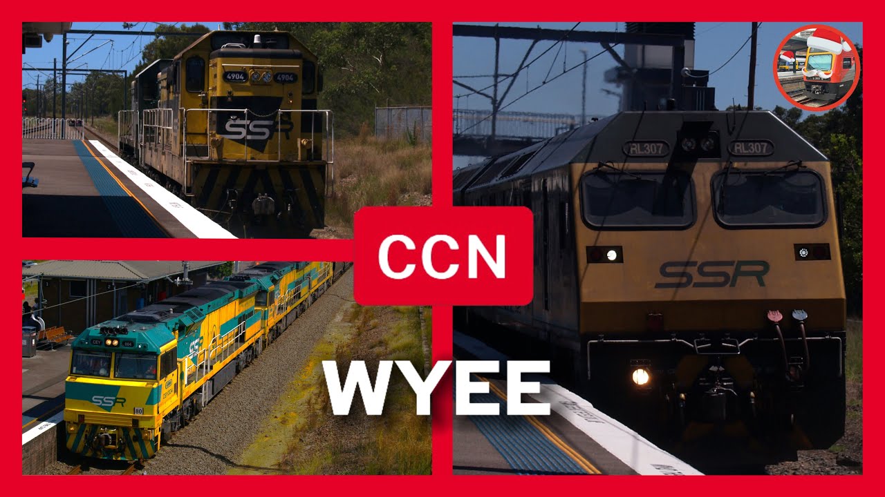 Trainspotting At Wyee - CCN Line - YouTube