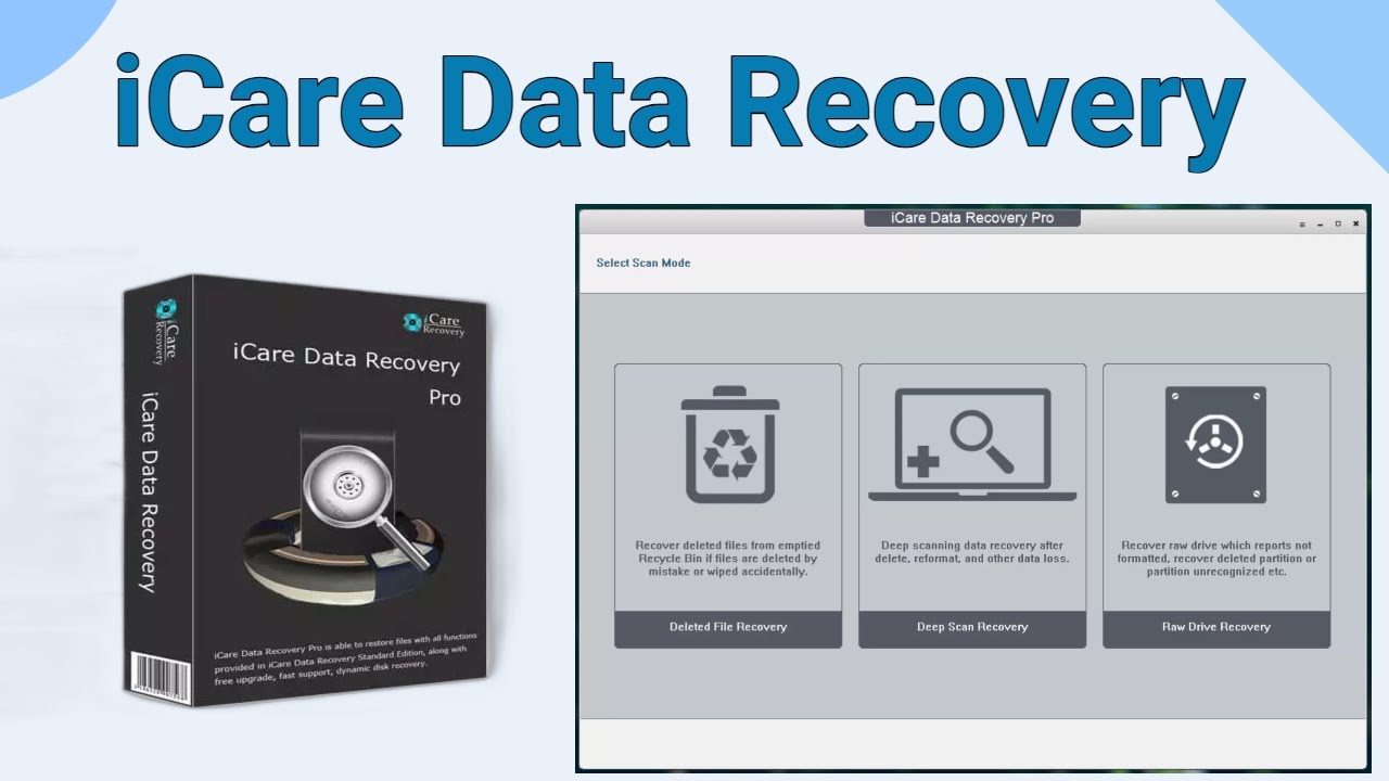 iCare Data Recovery Pro | Tutorial of icare data recovery pro - YouTube