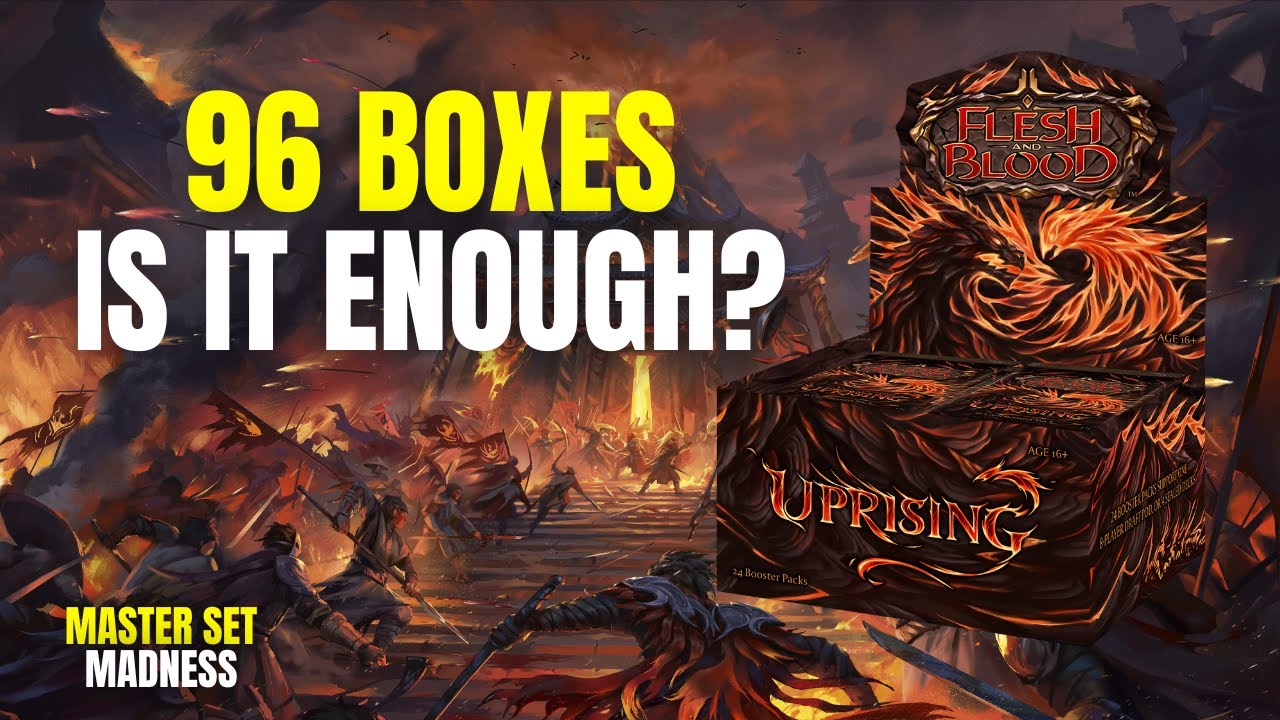 Do 96 Boxes = A Master Set? Master Set Madness Uprising 23-24 - YouTube