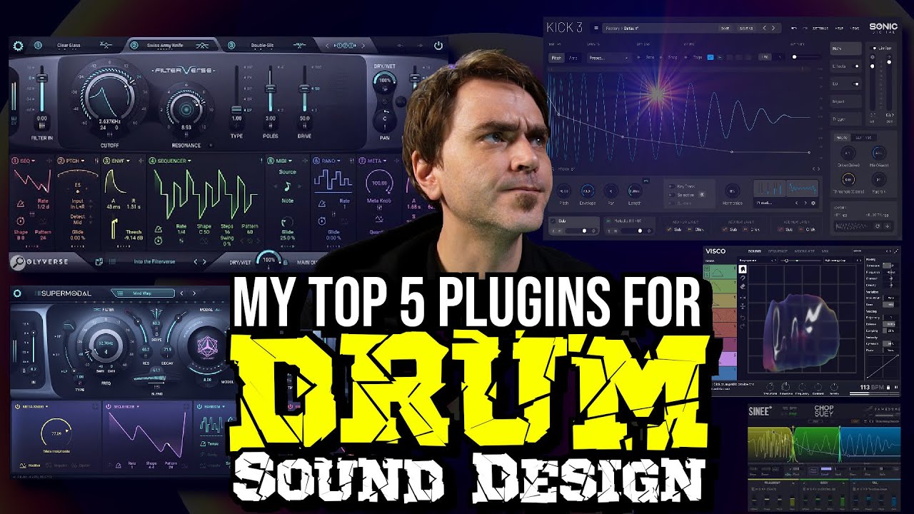 My TOP 5 Drum Sound Design Plugins - YouTube