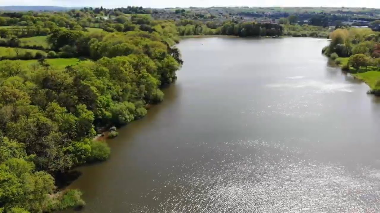 Chard Reservoir Nature Reserve 4k Drone footage - YouTube