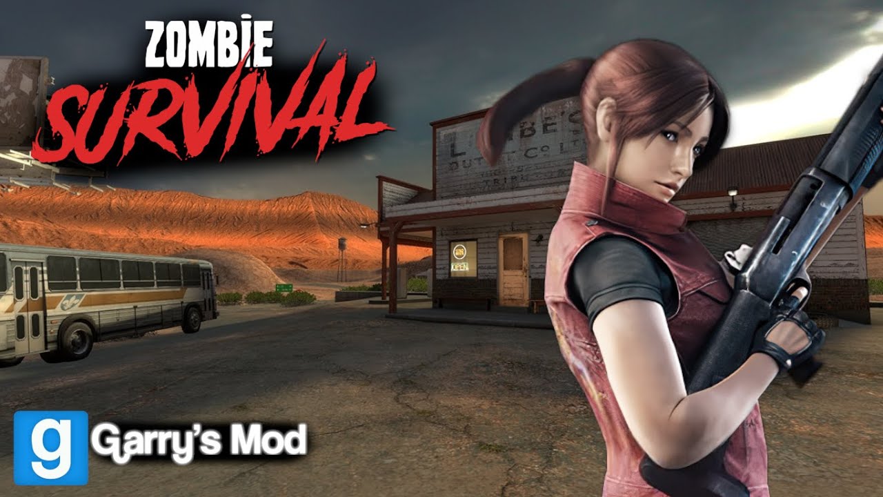 Zombie Survival - Claire Redfield (Ghost Town) | Garry's Mod - YouTube
