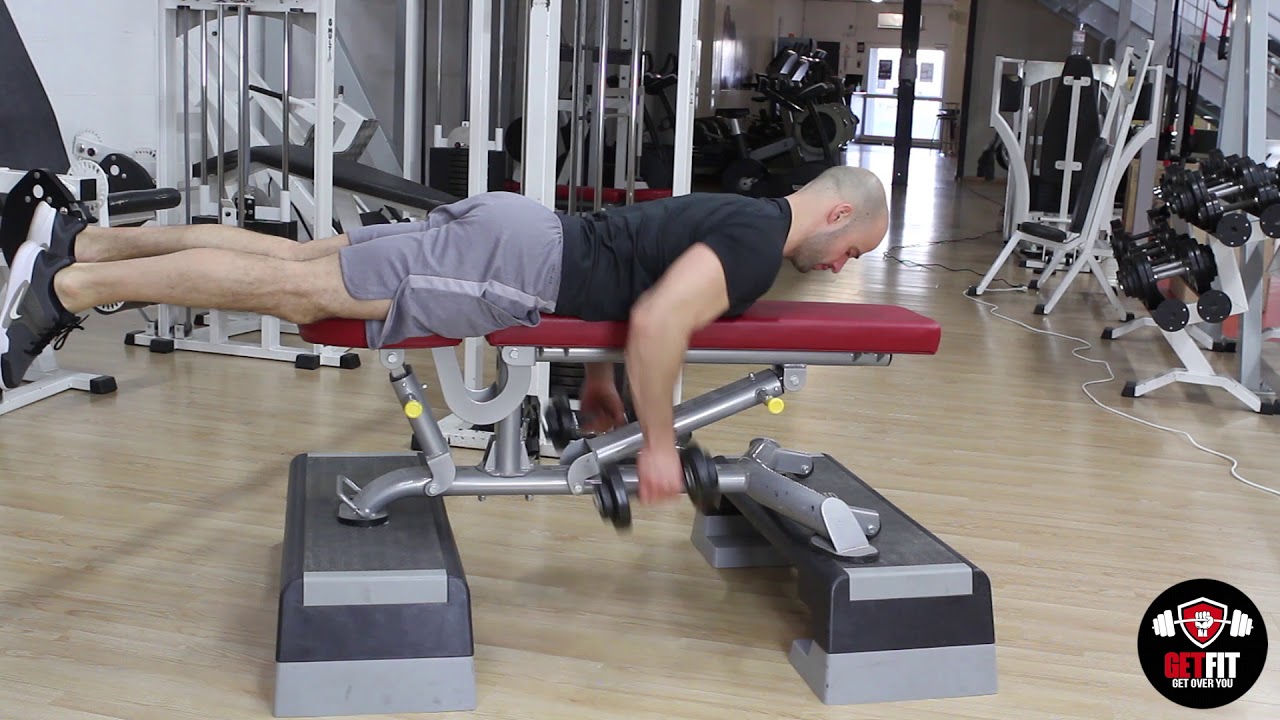 Rowing planche haltères - YouTube
