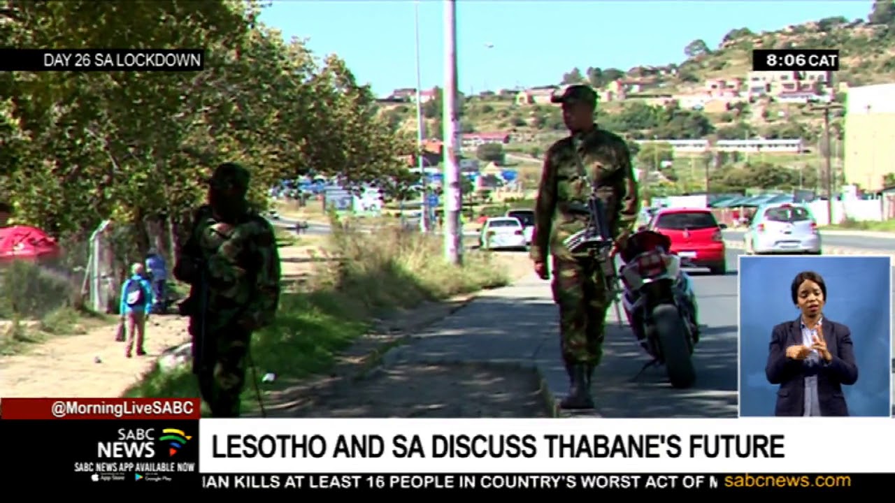 Lesotho and SA discuss Thabane's future - YouTube