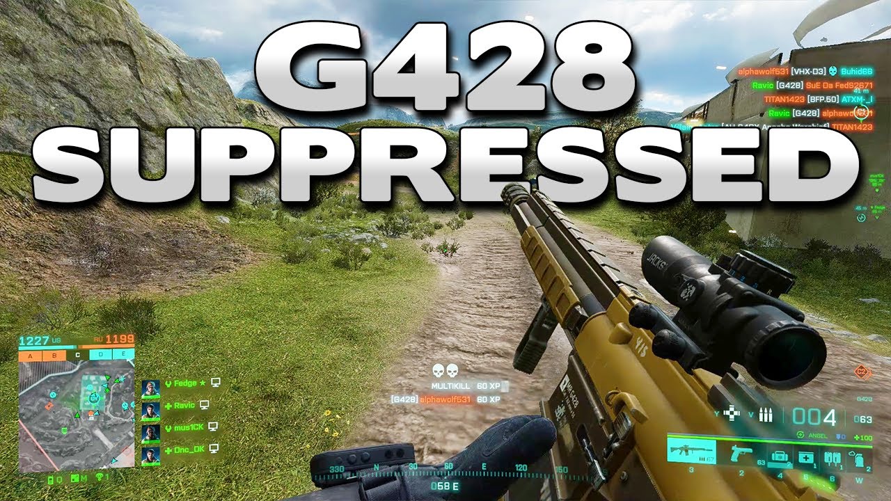 Battlefield 2042 G428 + Wrapped Suppressor, LWG Grip - YouTube