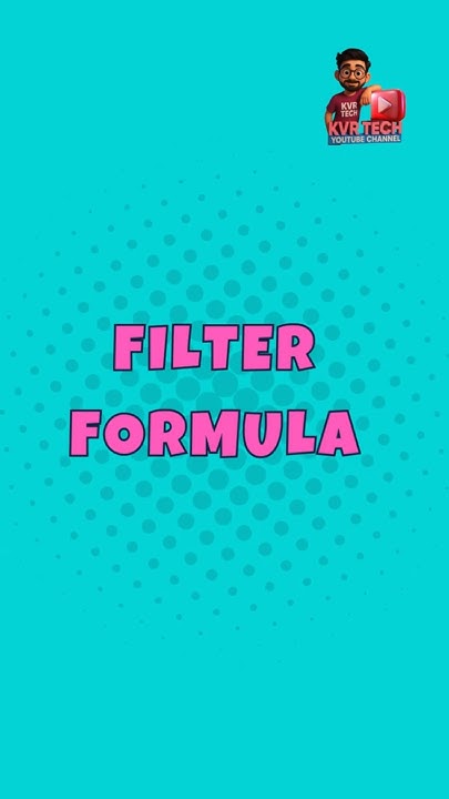 Extract Data Like a Pro!⚡ FILTER formula to sort and extract data dynamically! #Excel #Shorts # ...