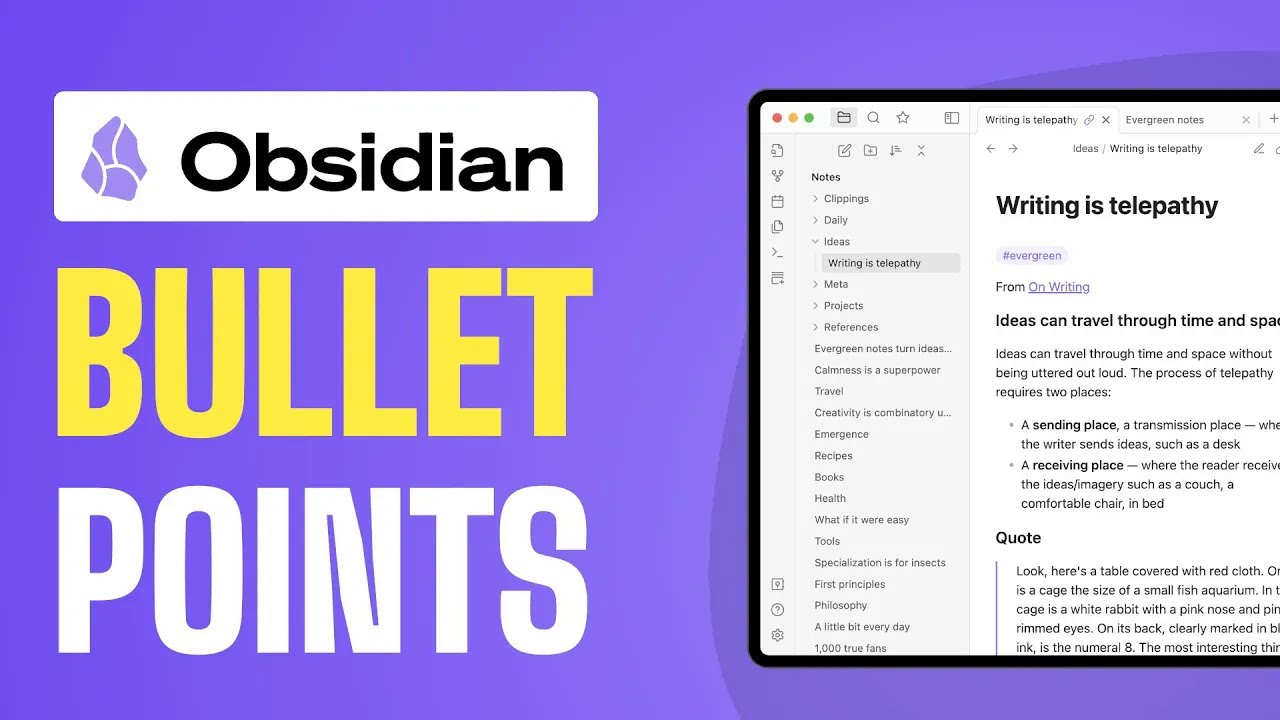 How To Add Bullet Points in Obsidian - Full Guide 2025 - YouTube
