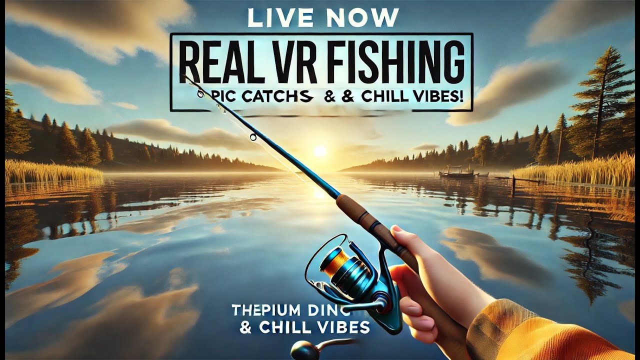 🎣 Real VR Fishing Livestream - Relaxing VR Fishing Fun & Chatting with ...