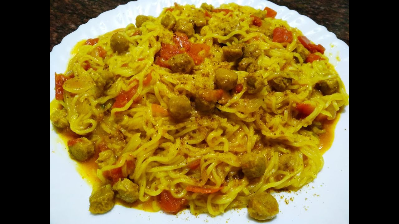 soya chunks maggi | soya chunks maggi masala |soya chunks maggi |maggi ...