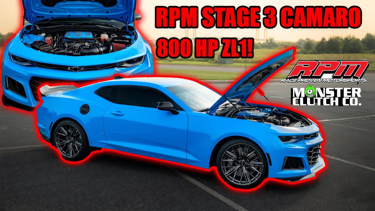900 HP ZL1 On 93 Octane!! Stock Blower!! - YouTube