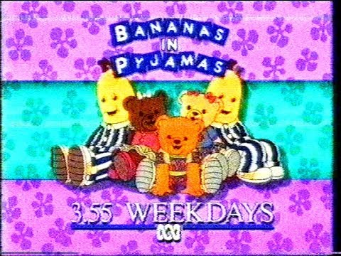 ABC TV - Banana's In Pyjamas - 20 Second Promo (1992) - YouTube