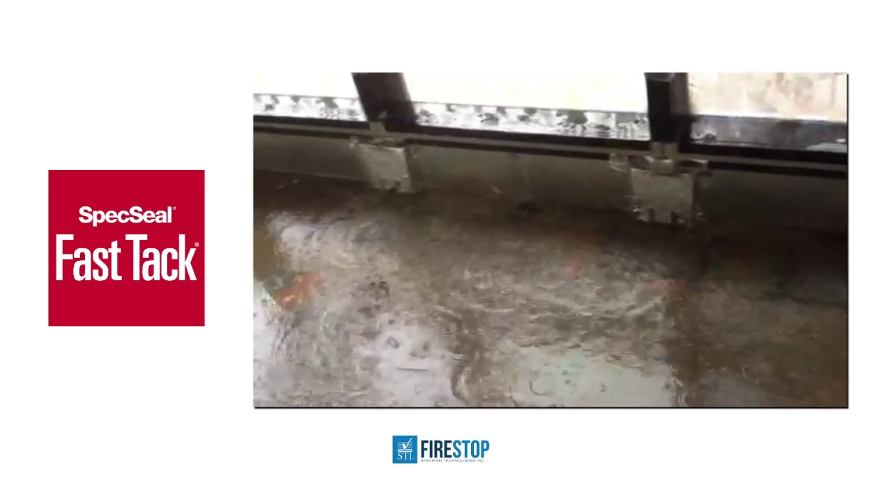 Fast Tack Firestop Spray - All Weather Advantage - YouTube