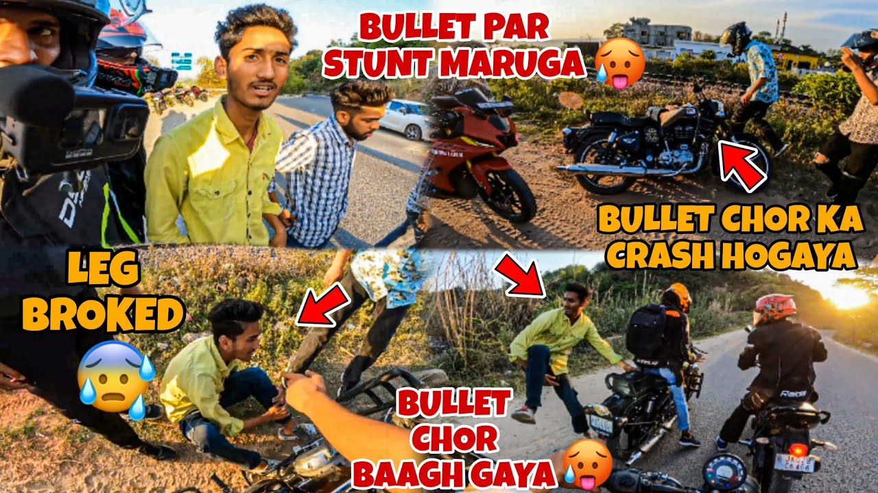 Live Bullet Chori😰 || Bullet Cr@sh H2r Launch - YouTube