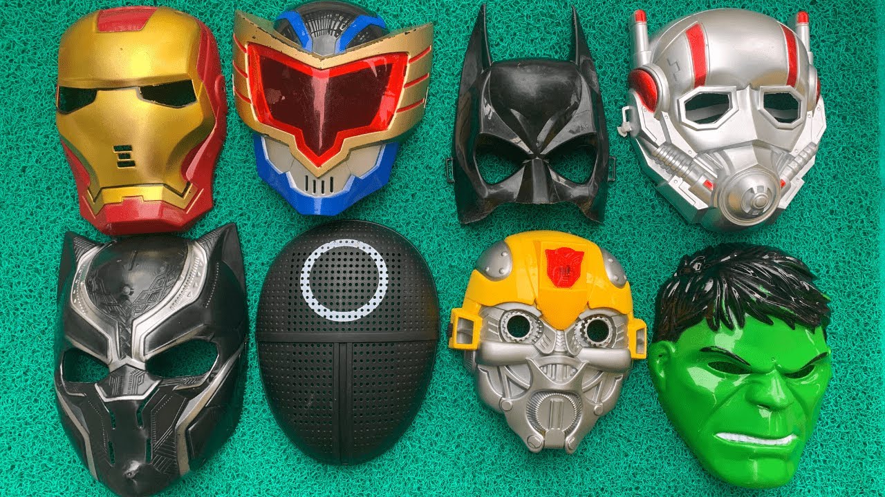 Superheroes Mask Review 2022 - topeng Black Panther, Ant Man,Thanos ...