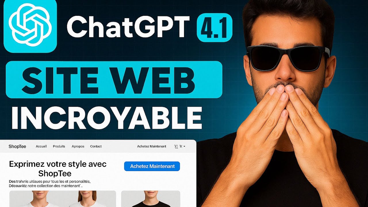 🚀 CRÉEZ un SITE WEB PRO en 5 MIN avec GPT‑4.1 et O4‑MINI‑HIGH ! - YouTube