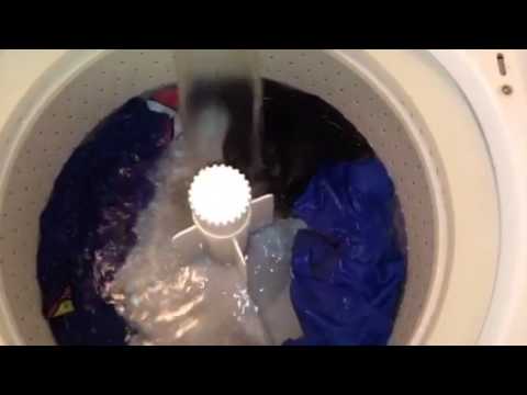 Old magic chef top load washer agitation action - YouTube