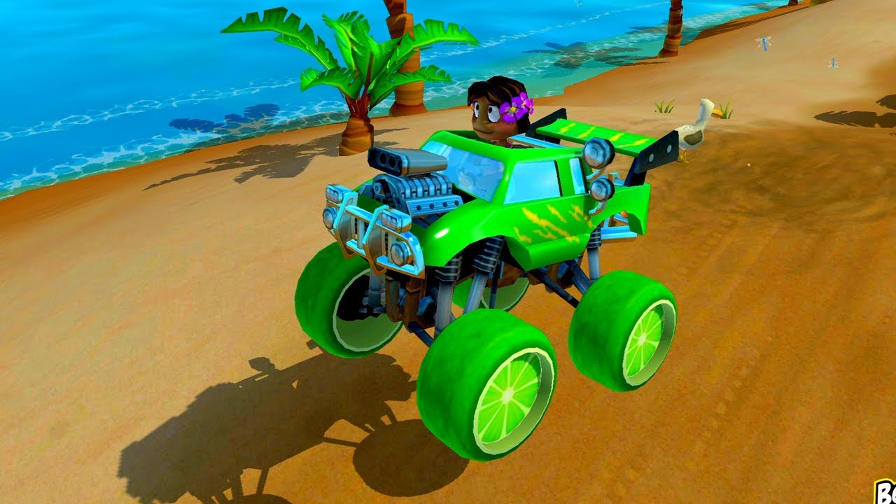 Phone BBR2 Racing Game | Gameplay Racing Dolls | EP17 | Beach Buggy ...