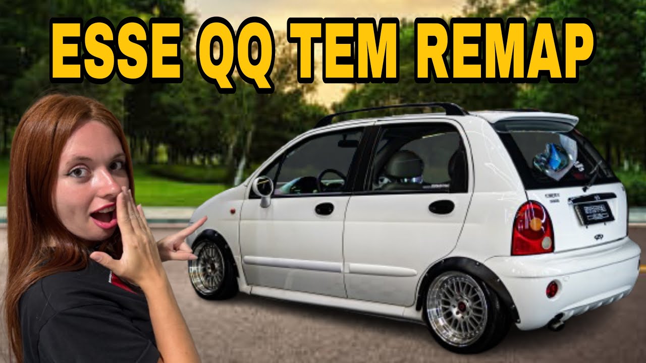 CHERRY QQ STANCE COM REMAP REBAIXADO COM SUSPENSÃO A AR E RODAS GISA ...
