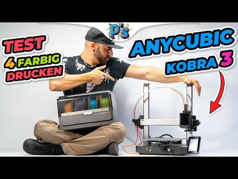 ANYCUBIC KOBRA 3 Combo mit Wechselsystem - TEST / REVIEW
