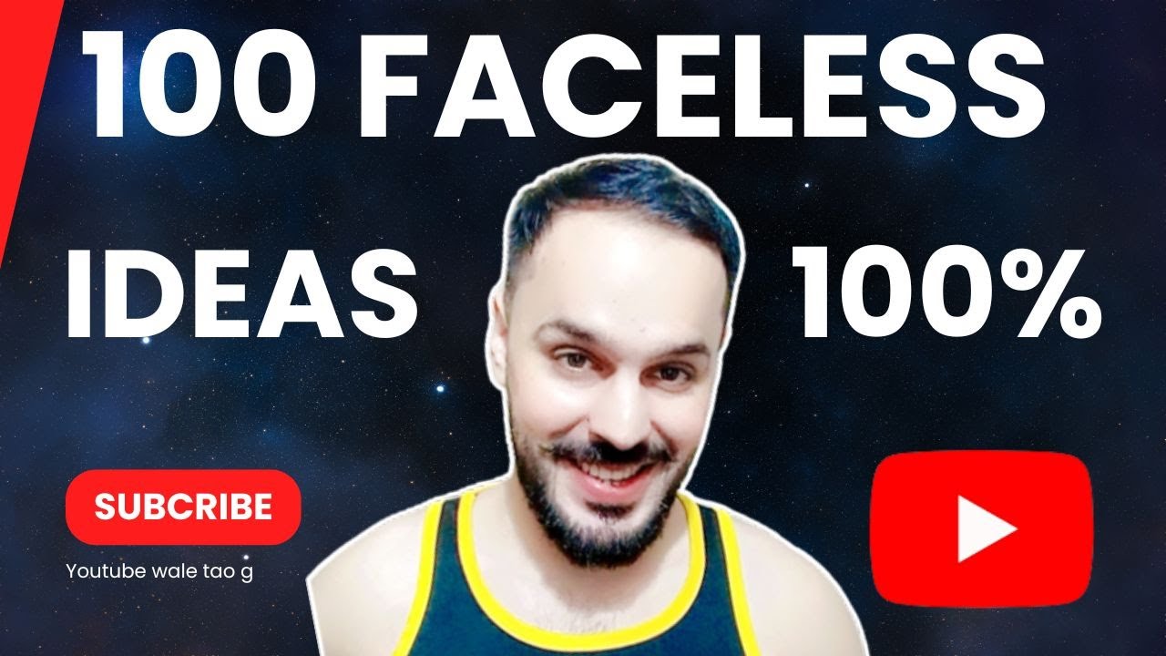 Top 100 Faceless Youtube Channel Ideas 2024 - High CPM | Faceless ...