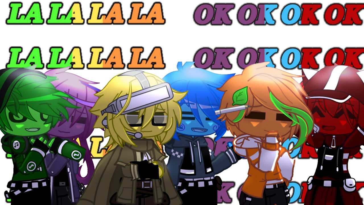 Lalala Okokok |Meme|AvA/AvM|Ft:The Color gang & Purple|!NOT A SHIP ...
