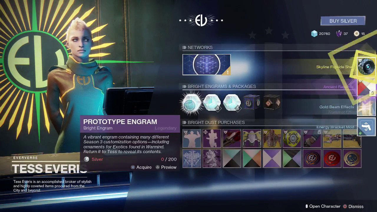 Destiny 2 Warmind Get Exotic Ghost Skyline Flipside Shell - YouTube
