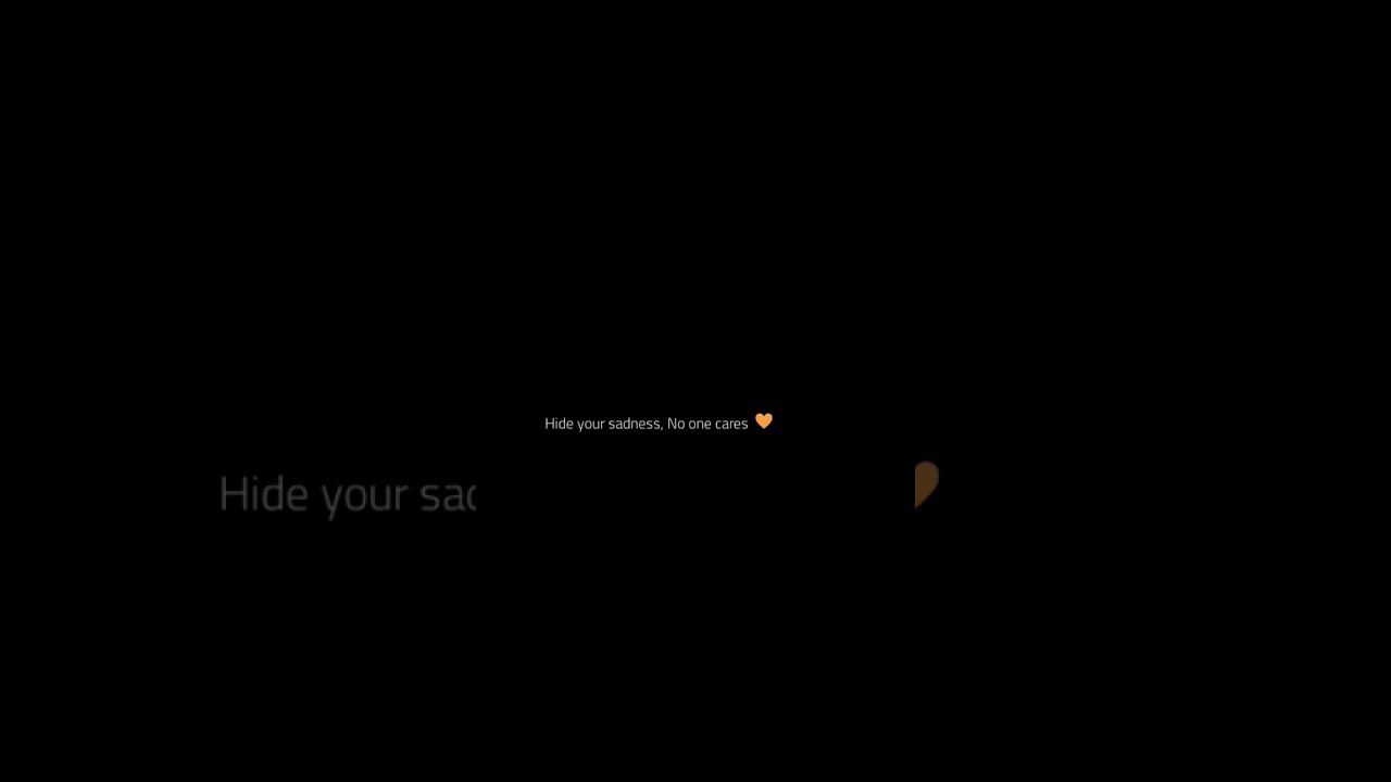 Hide Your Sadness No One Cares YouTube Hide Your Sadness No One Cares YouTube