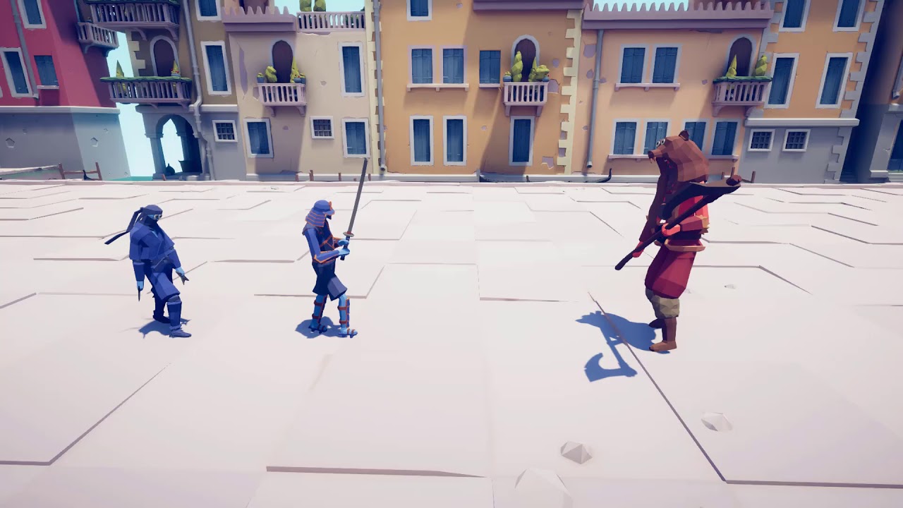 Samurai and ninja vs every unit - Totally Accurate Battle Simulator ...