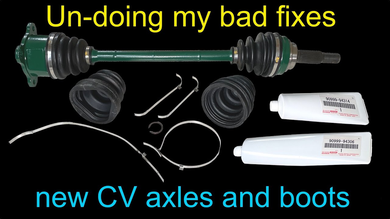 CV axle and boot replacement 1997 Toyota RAV4 (episode 33) - YouTube