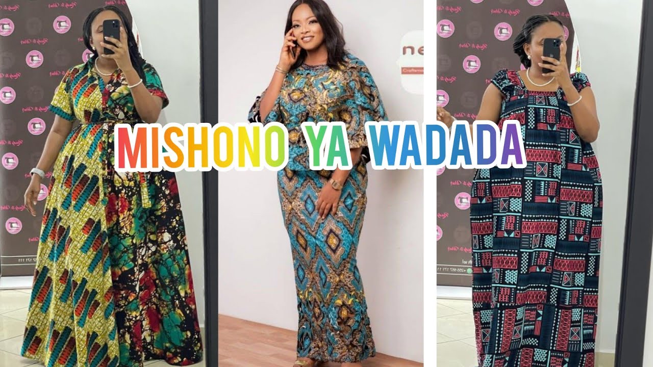 mishono mizuri ya wadada mishono mipya ya vitenge vya kisasa - YouTube