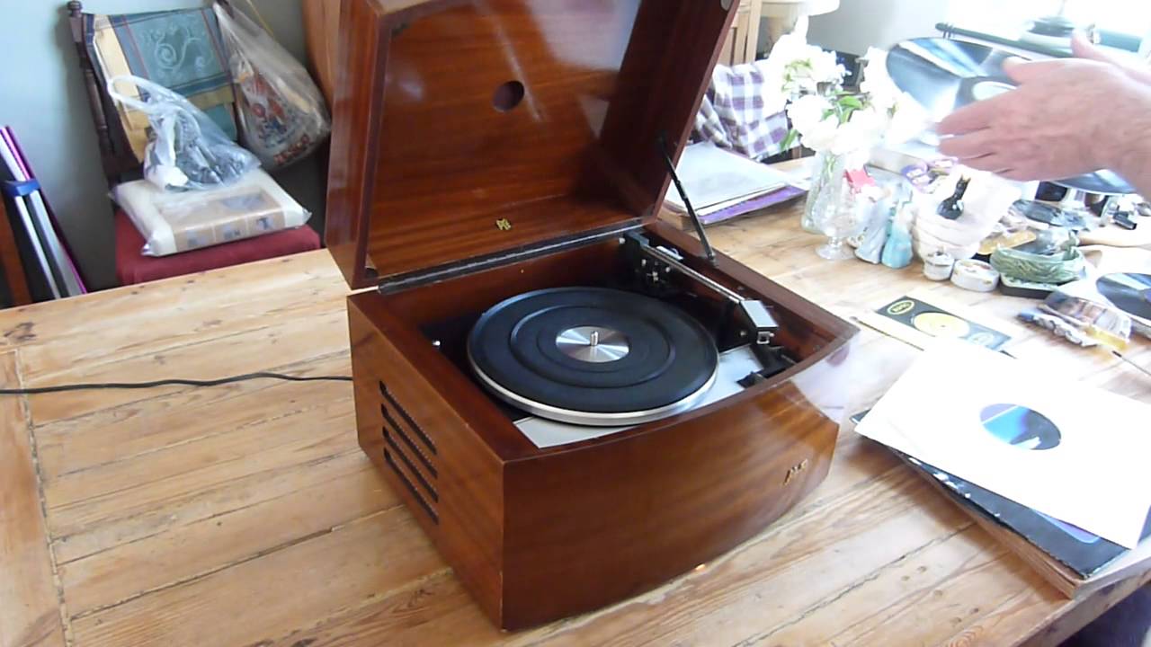 PYE Black Box record player from the 50s with Garrard SP25 from the 70s ...