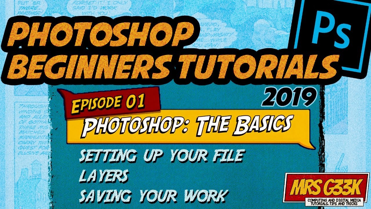 Photoshop Beginners Tutorial #1: The Basics - Setting up, Layers and ...