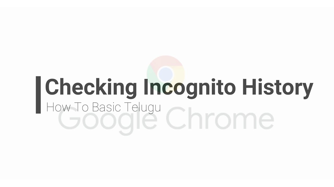 How to see Incognito history in computer/laptop | Incognito mode ...