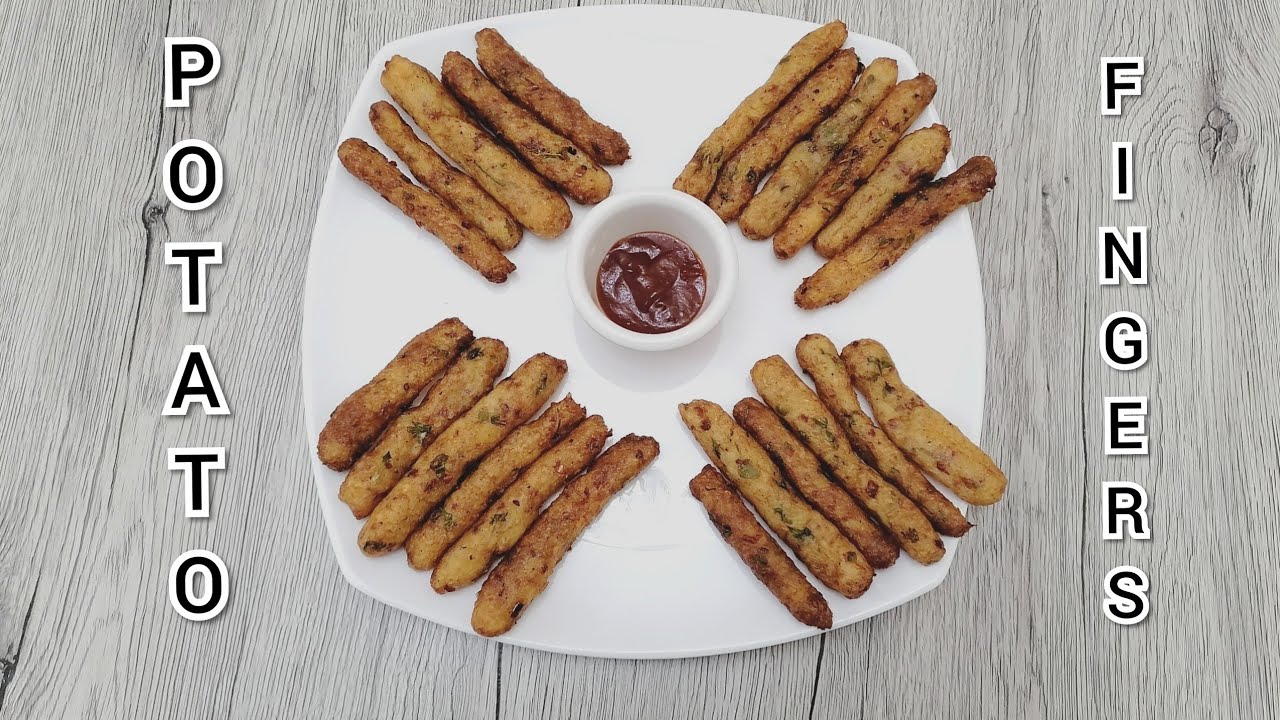 Crispy Potato Fingers | Snack Recipe | Mona's cookhouse - YouTube