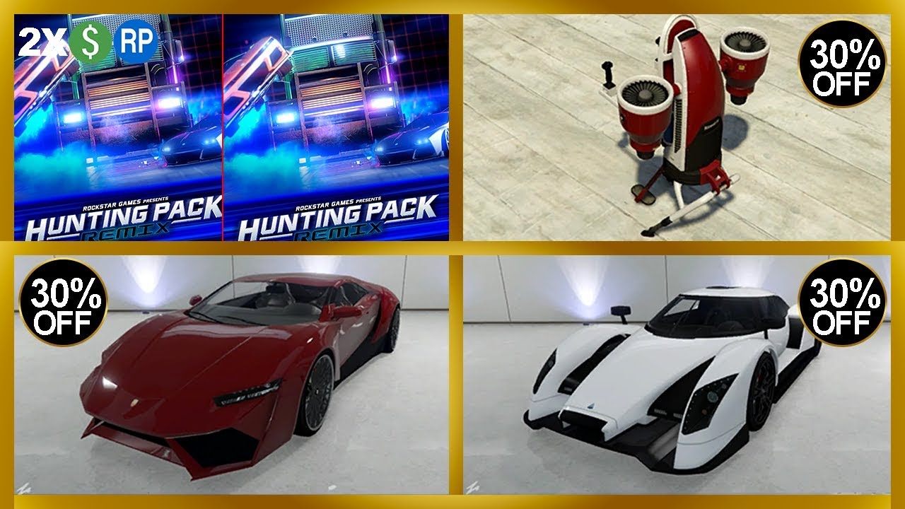 NEW ONLINE EVENT | 2X GTA$ & RP HUNTING PACK REMIX | 30% OFF THE ...