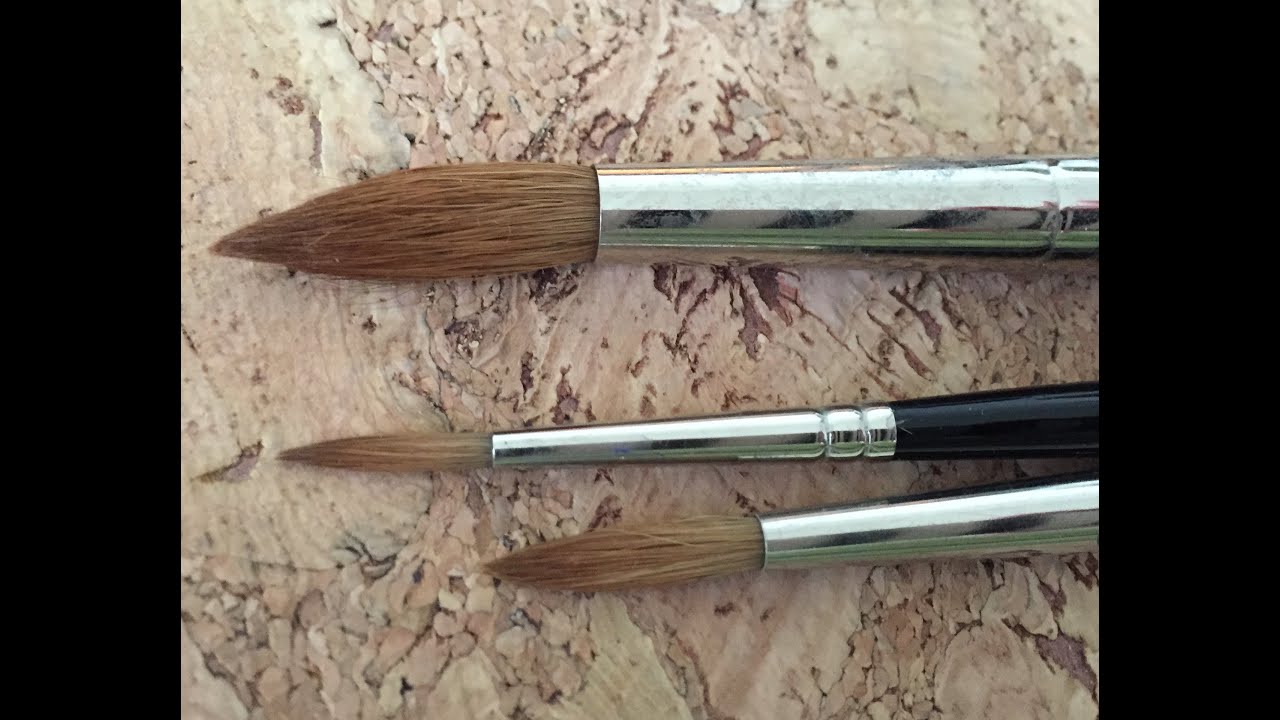 Watercolor Brushes that Spit: Why? - YouTube